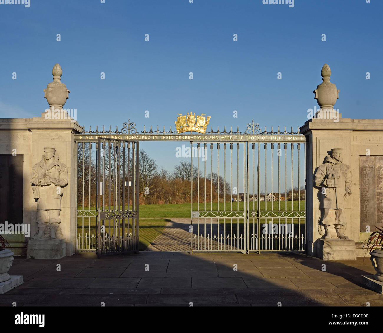 Gateway to Chatham Naval Memorial , Chatham, Kent Stock Photo - Alamy