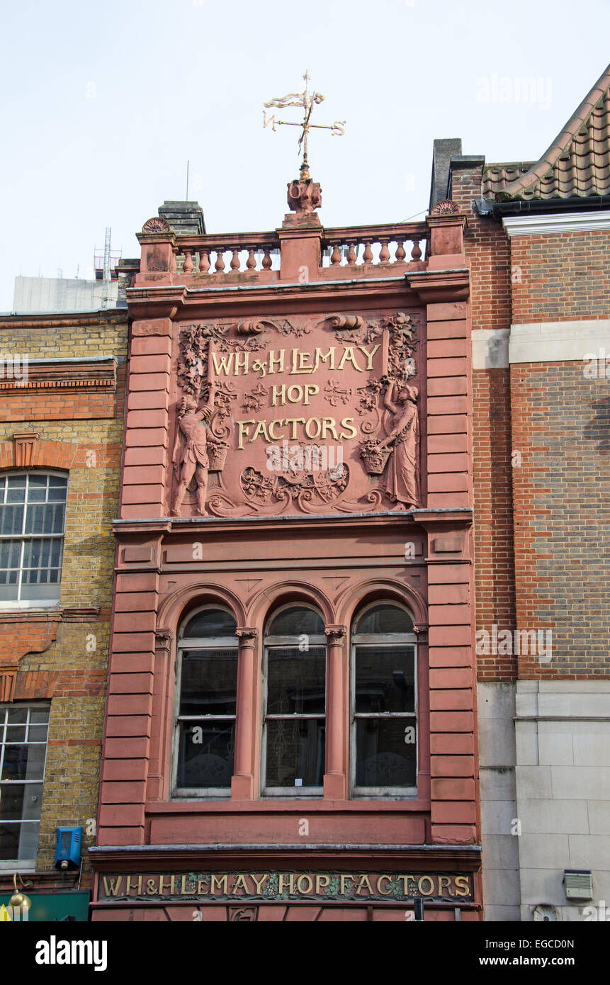 Former Hop Factors offices in Borough High Street, London SE1. Wh & H ...