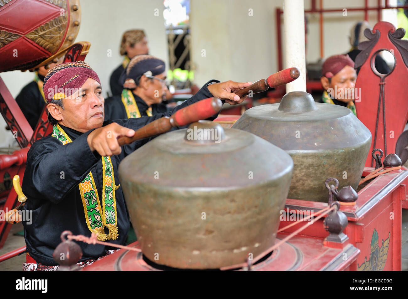 A gamelan is a traditional musical ensemble from Indonesia, typically ...