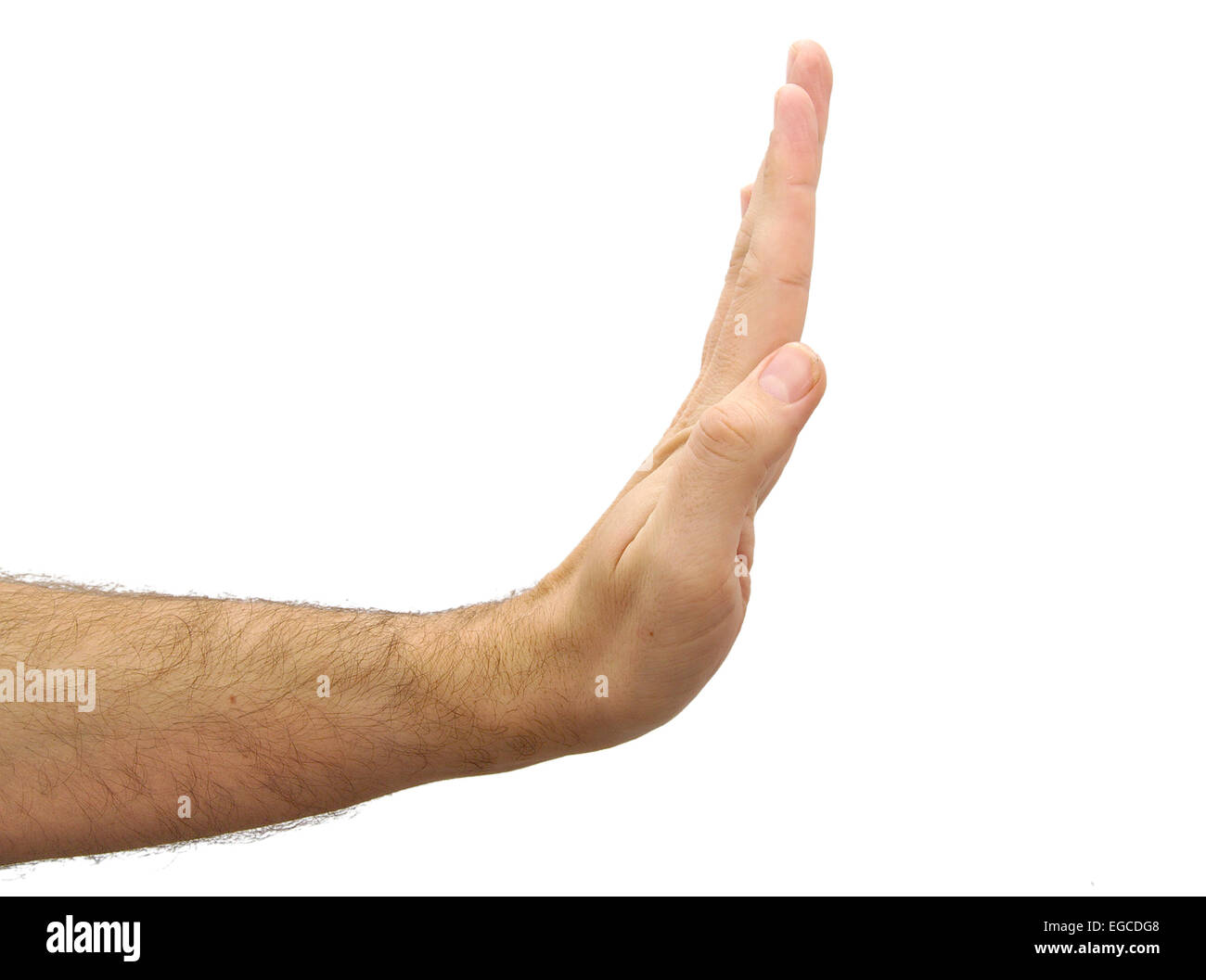Stop hand gesture female hand hi-res stock photography and images - Alamy