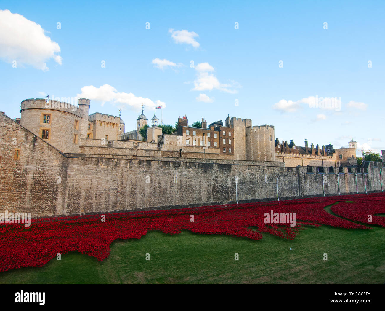 The "Blood Swept Lands and Seas of Red" art installation at the Tower ...