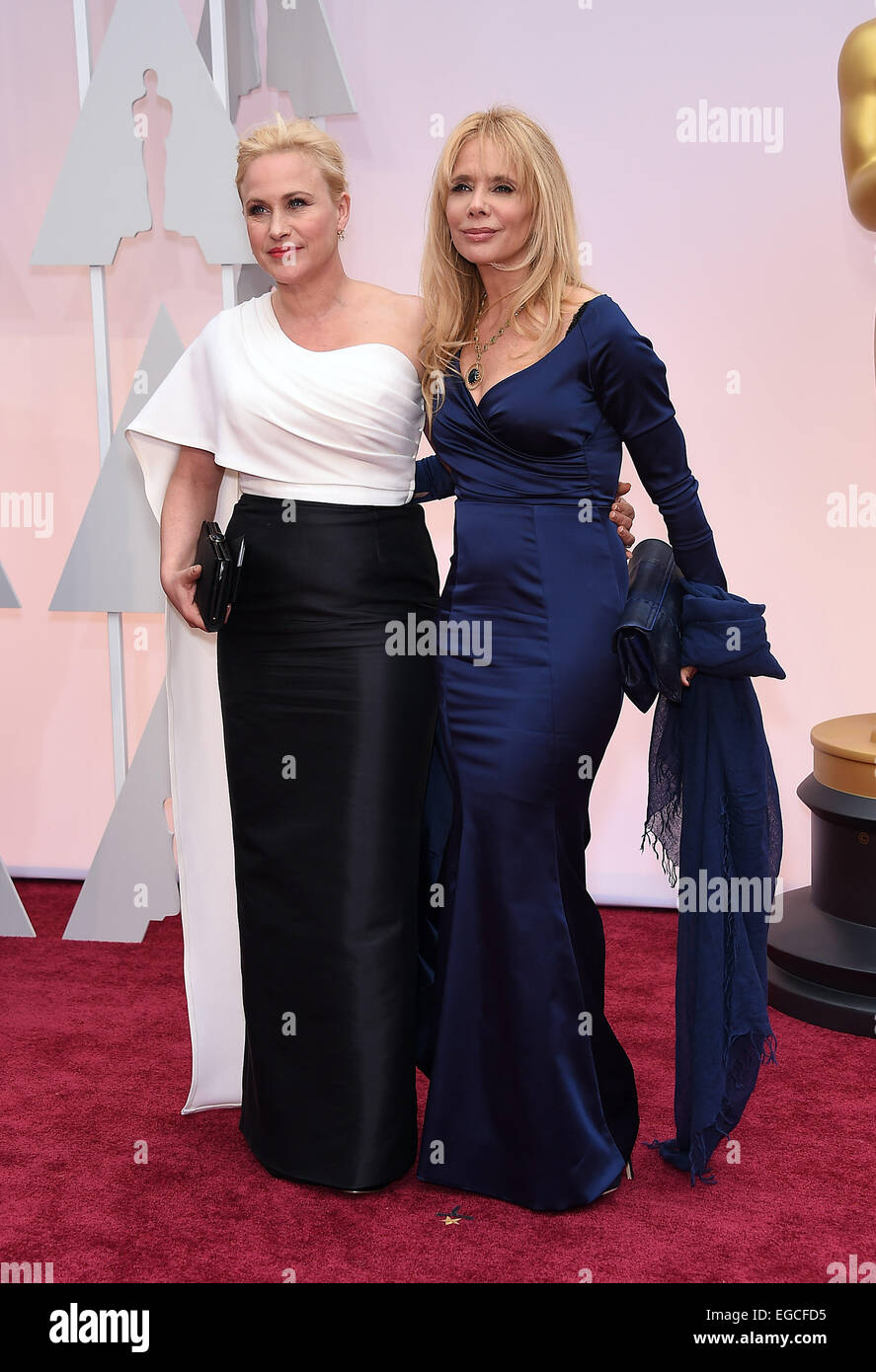 Hollywood, California, USA. 22nd Feb, 2015. (L-R) Sisters PATRICIA ...