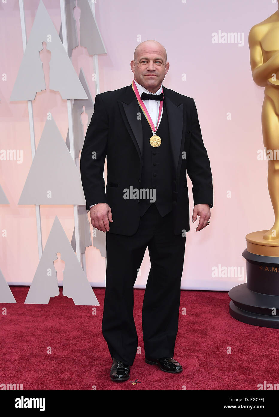 Hollywood, California, USA. 22nd Feb, 2015. MARK SCHULTZ arriving at ...