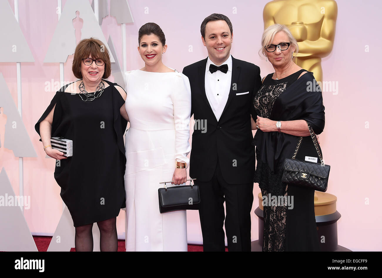 Hollywood, California, USA. 22nd Feb, 2015. IDO OSTROWSKY and NORA ...