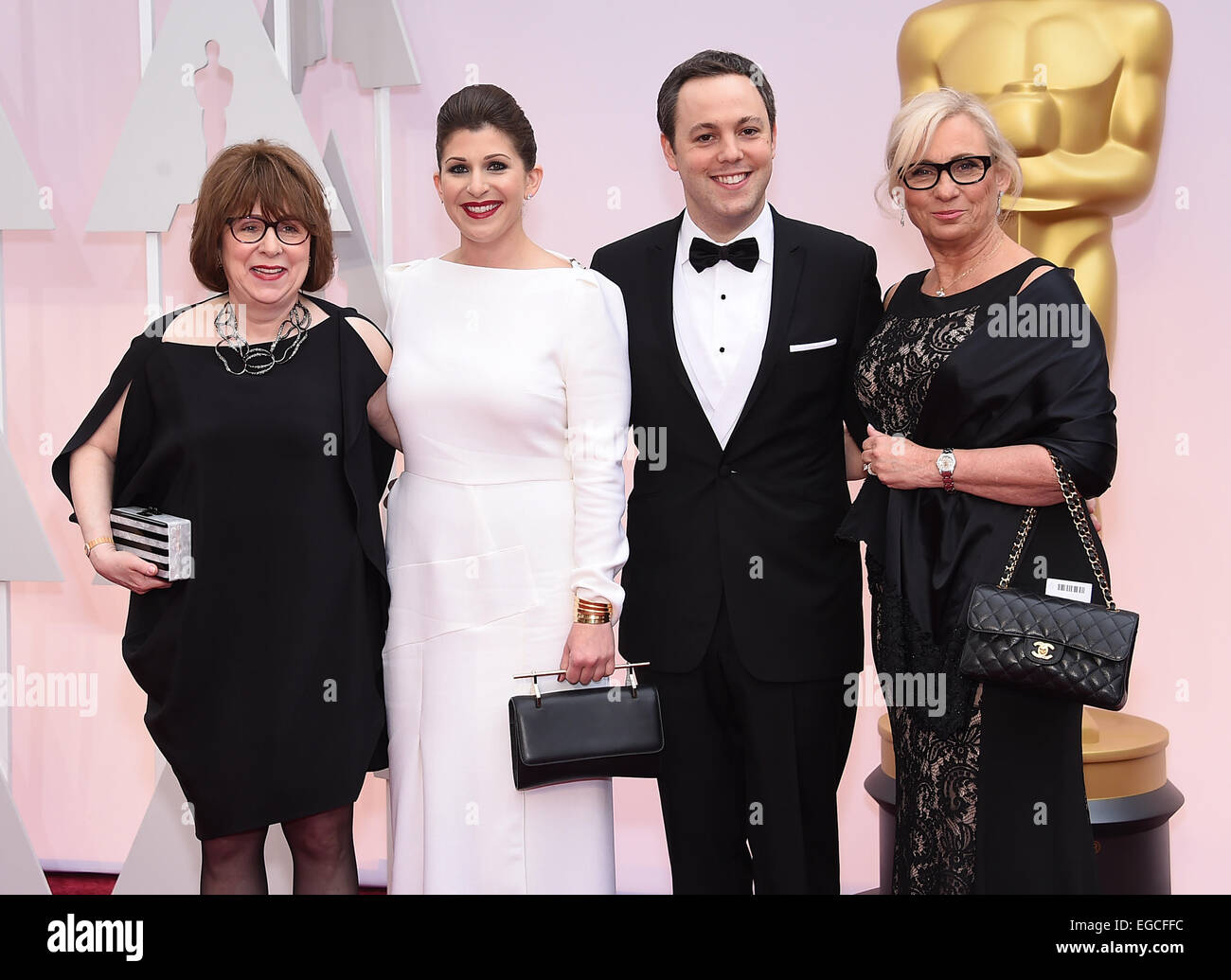 Hollywood, California, USA. 22nd Feb, 2015. IDO OSTROWSKY and NORA ...