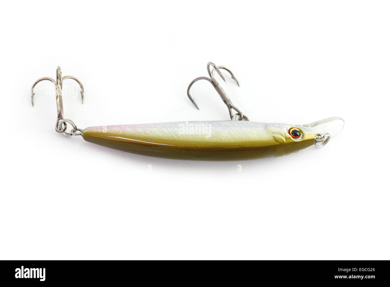Fishing lure of colorful on white background Stock Photo - Alamy