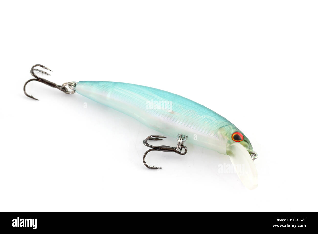 Fishing lure of colorful on white background Stock Photo - Alamy