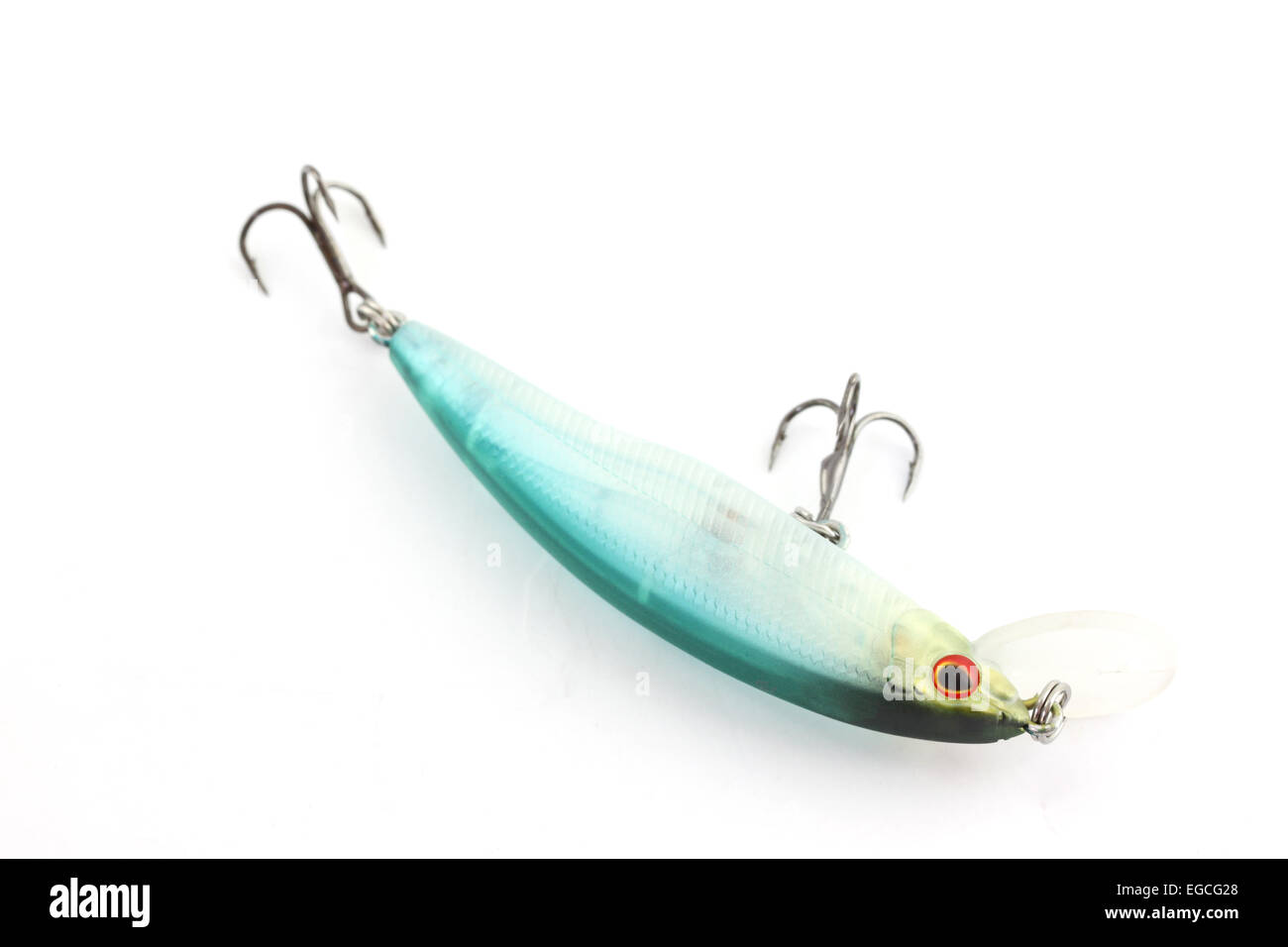 Fishing lure of colorful on white background Stock Photo - Alamy