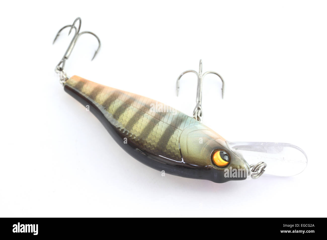 Fishing lure of colorful on white background Stock Photo - Alamy