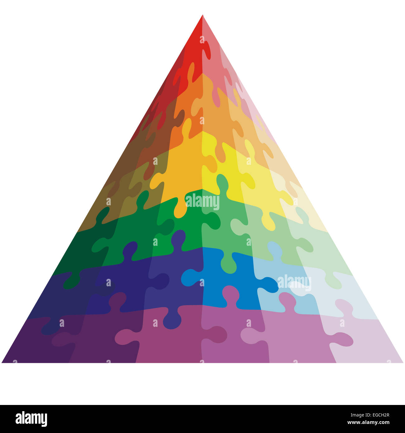 Jigsaw triangle hi-res stock photography and images - Alamy