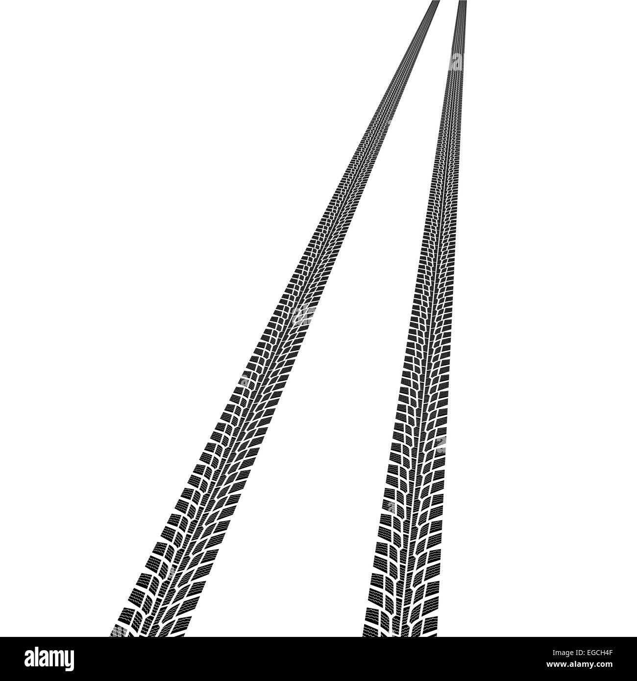 Set of detailed tire prints, illustration Stock Photo - Alamy