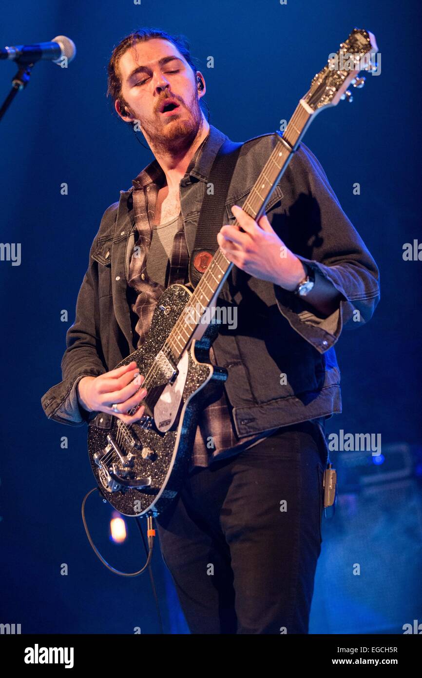 Milwaukee, Wisconsin, USA. 21st Feb, 2015. Musician HOZIER (aka ANDREW HOZIER-BYRNE) performs ...