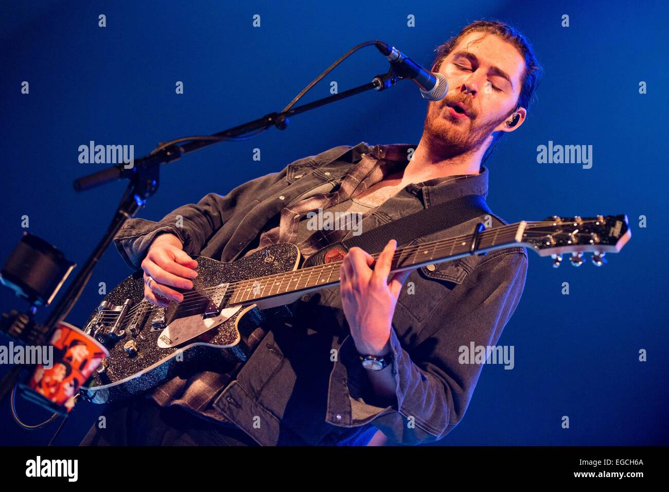 Milwaukee, Wisconsin, USA. 21st Feb, 2015. Musician HOZIER (aka ANDREW HOZIER-BYRNE) performs ...