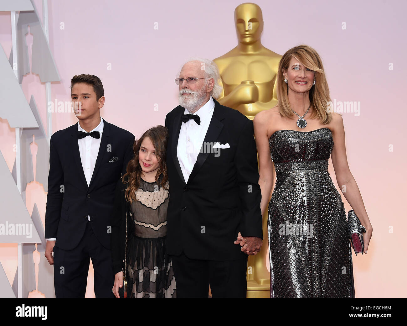 Hollywood, California, USA. 22nd Feb, 2015. Actress LAURA DERN with her ...