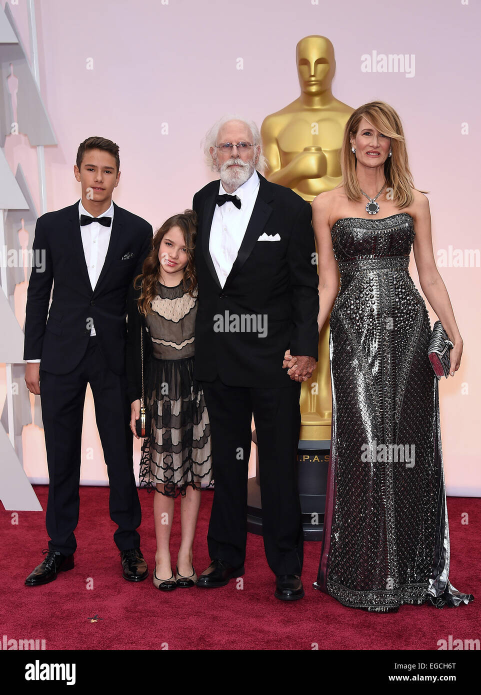 Hollywood, California, USA. 22nd Feb, 2015. Actress LAURA DERN with her ...