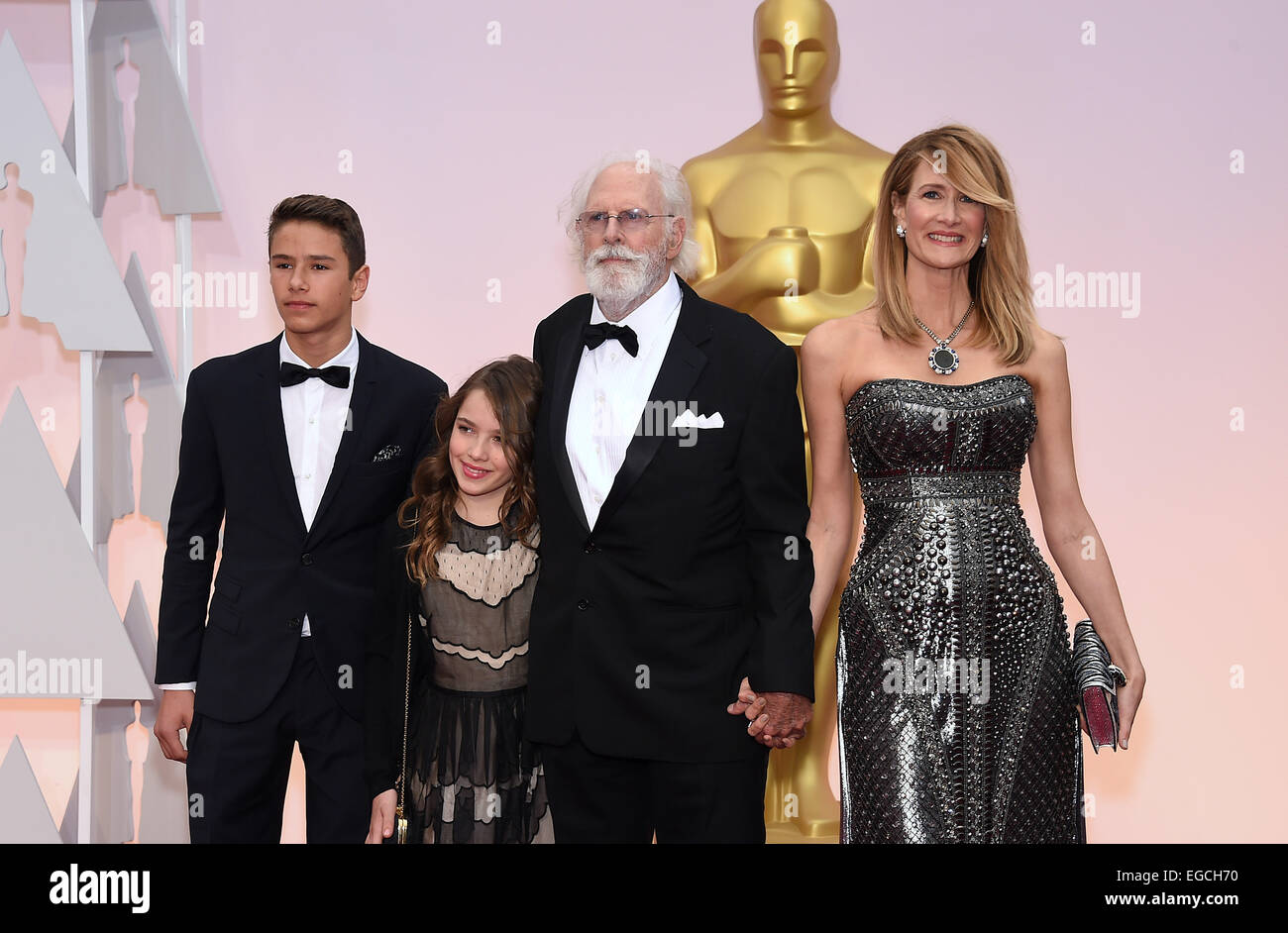 Hollywood, California, USA. 22nd Feb, 2015. Actress LAURA DERN with her ...