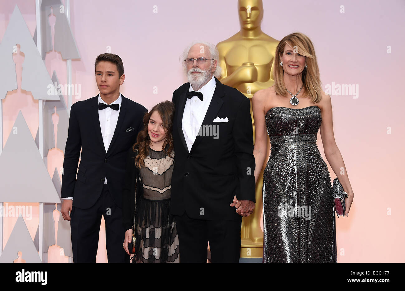 Hollywood, California, USA. 22nd Feb, 2015. Actress LAURA DERN with her ...
