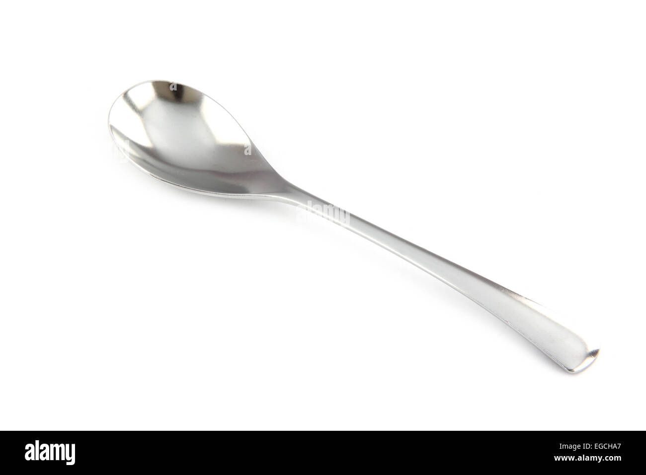 Silver steel fork spoon Cut Out Stock Images & Pictures - Alamy