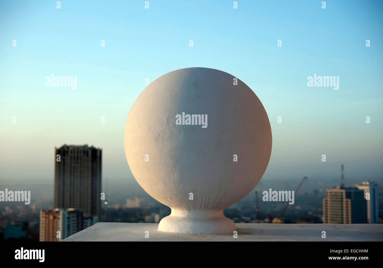 architectural ball, Pasig City, Metro Manila, Philippine Islands, South ...