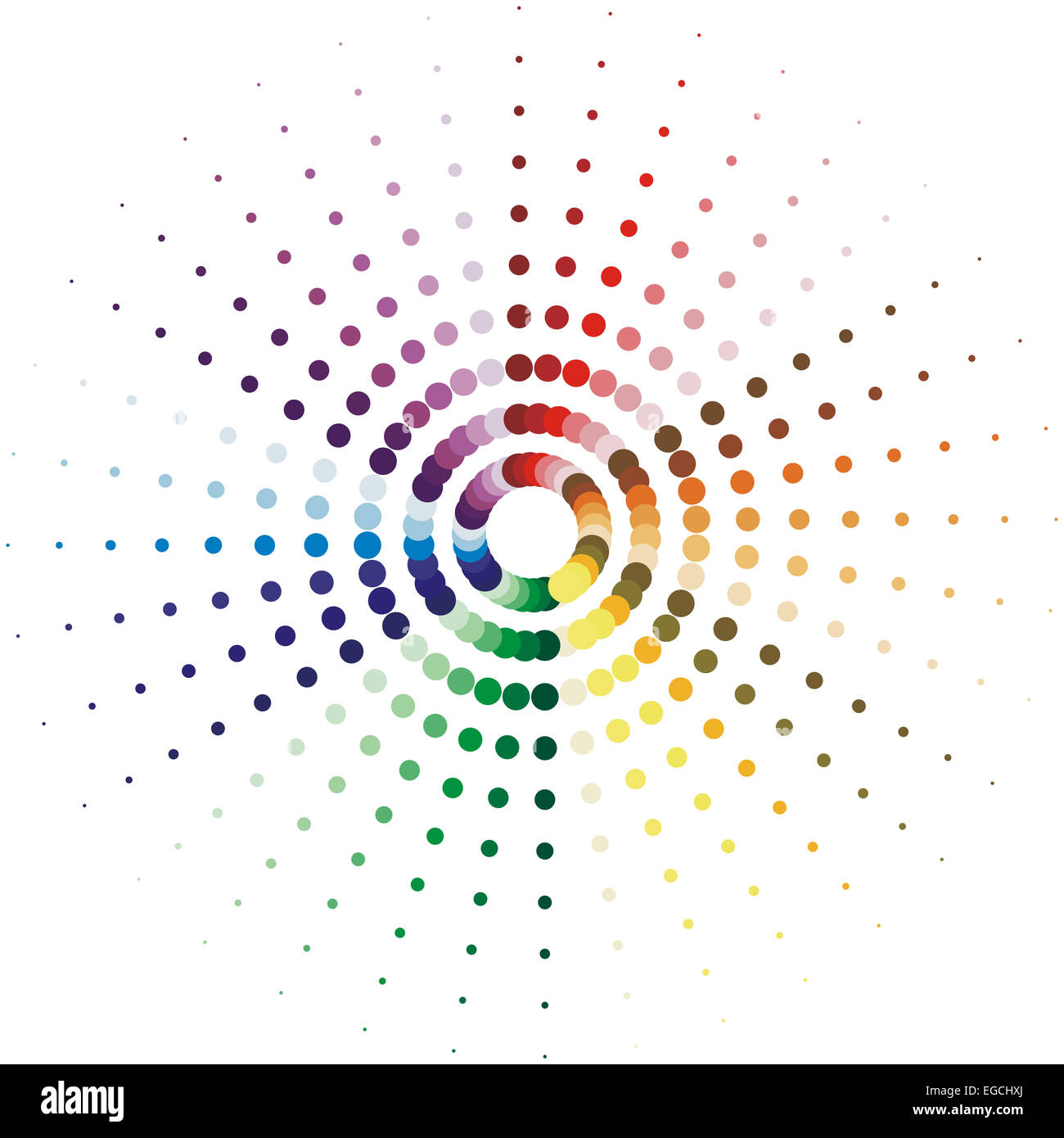 Halftone dots color abstract background Stock Photo - Alamy
