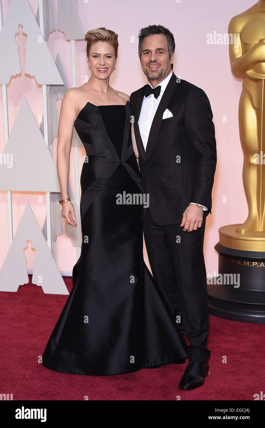 Hollywood, California, USA. 22nd Feb, 2015. MARK RUFFALO, right, and ...