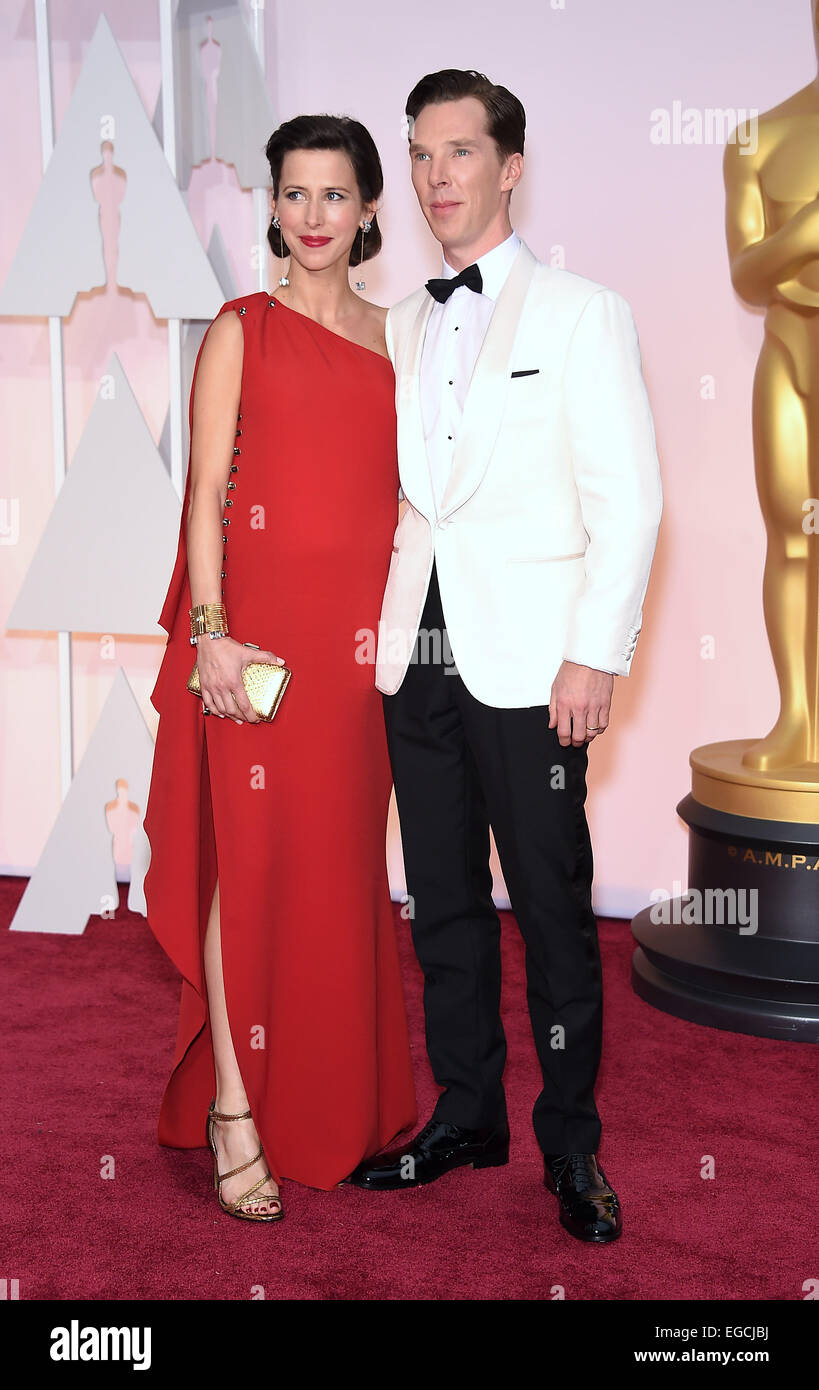 Hollywood, California, USA. 22nd Feb, 2015. Actor BENEDICT CUMBERBATCH ...