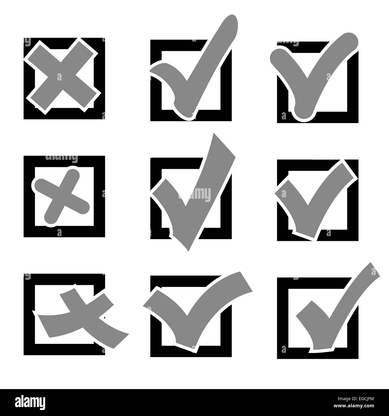 Black Check Mark Box