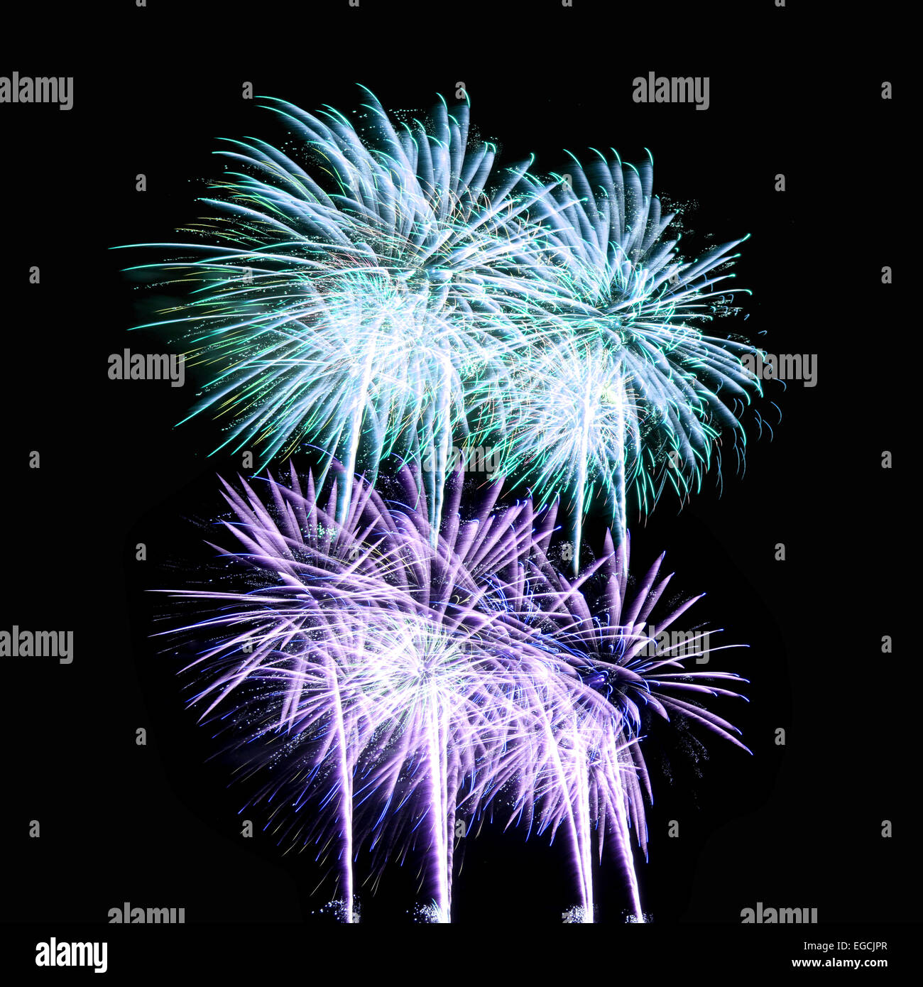 fireworks or firecracker on black background Stock Photo - Alamy