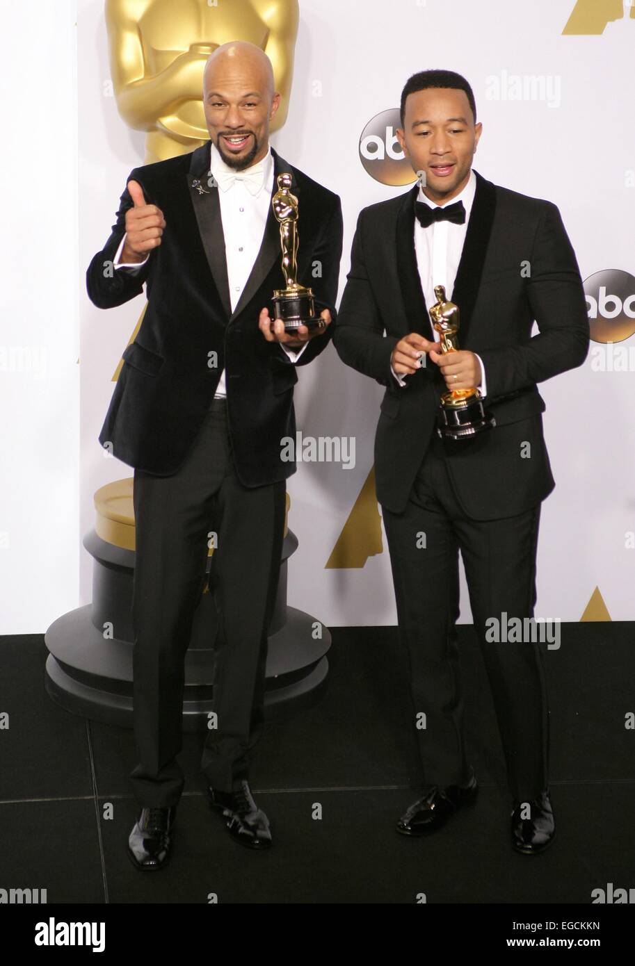 Los Angeles, CA, USA. 22nd Feb, 2015. John Stephens, Lonnie Lynn in the ...