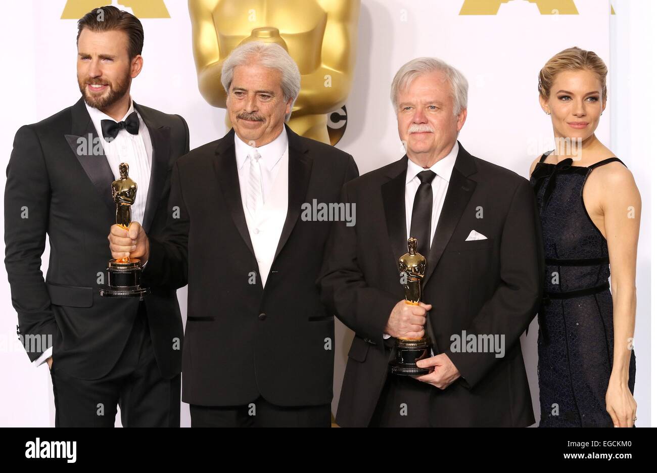 Los Angeles, CA, USA. 22nd Feb, 2015. Chris Evans, Alan Robert Murray ...