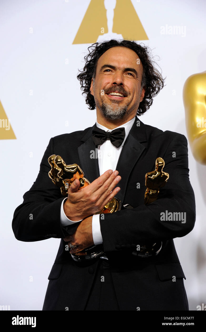 Los Angeles, USA. 22nd Feb, 2015. Director Alejandro G. Inarritu poses ...