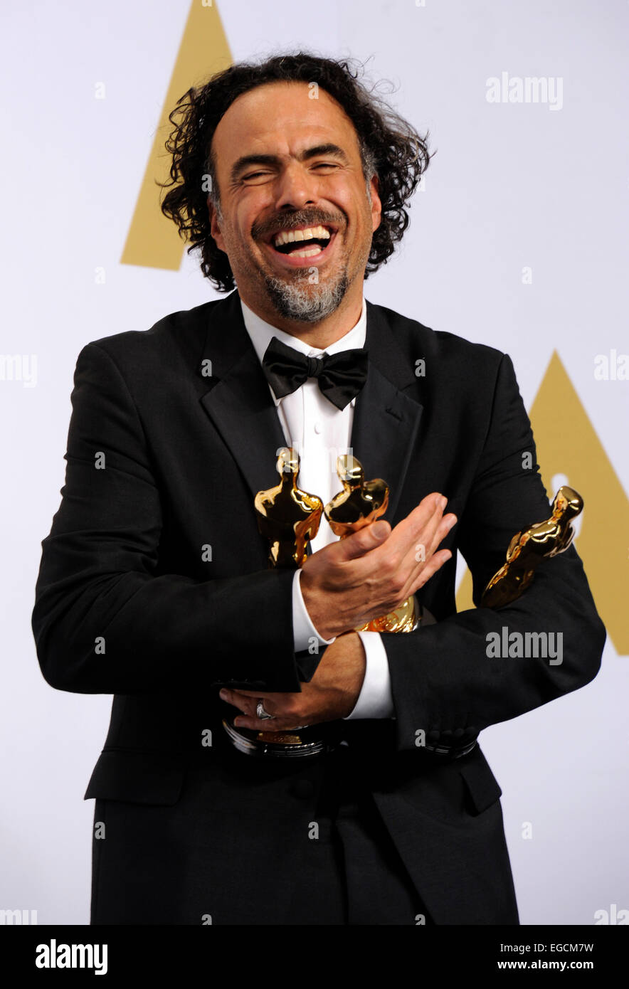 Los Angeles, USA. 22nd Feb, 2015. Director Alejandro G. Inarritu poses ...