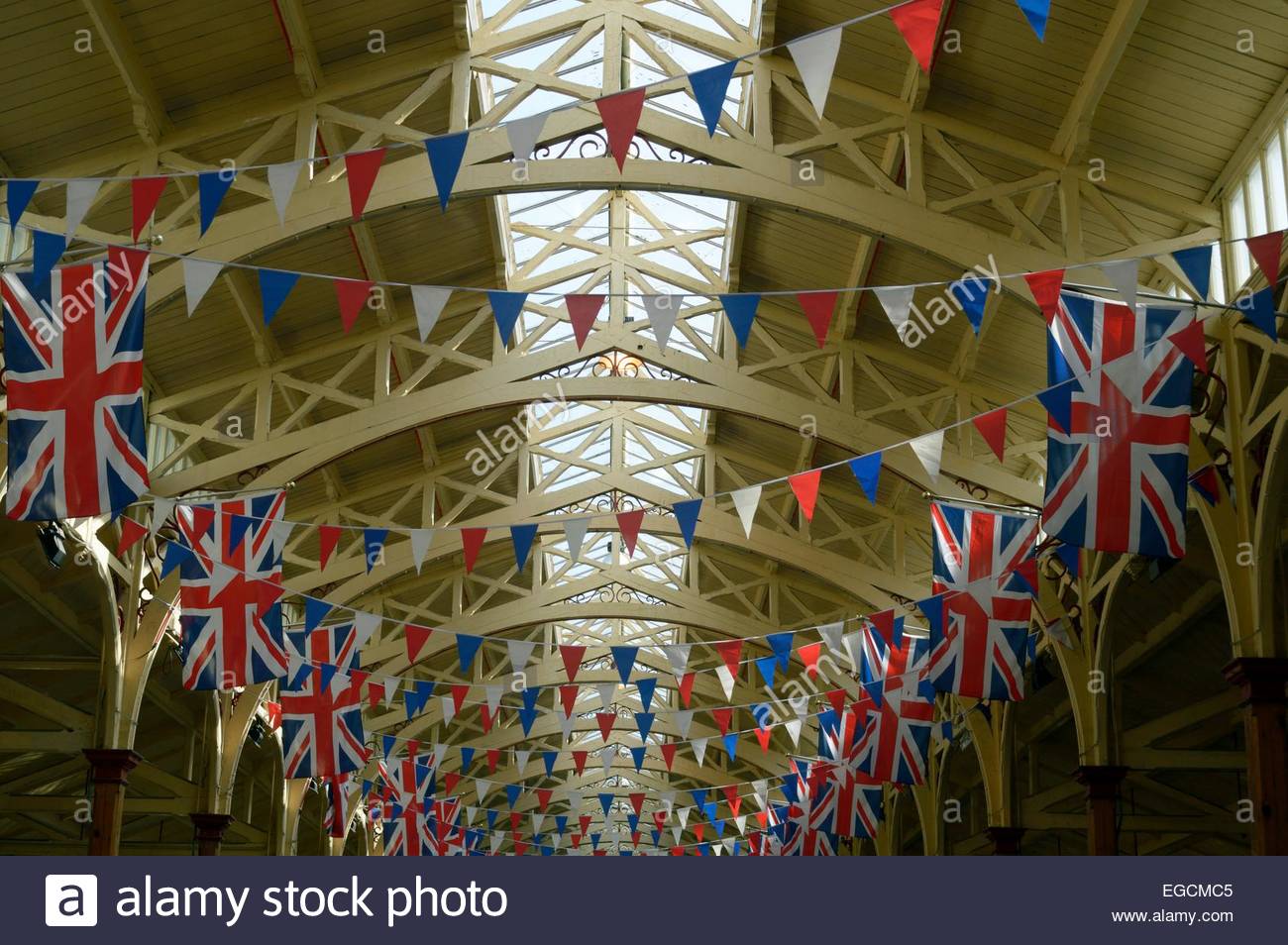 Flags Hanging Ceiling High Resolution Stock Photography and Images - Alamy