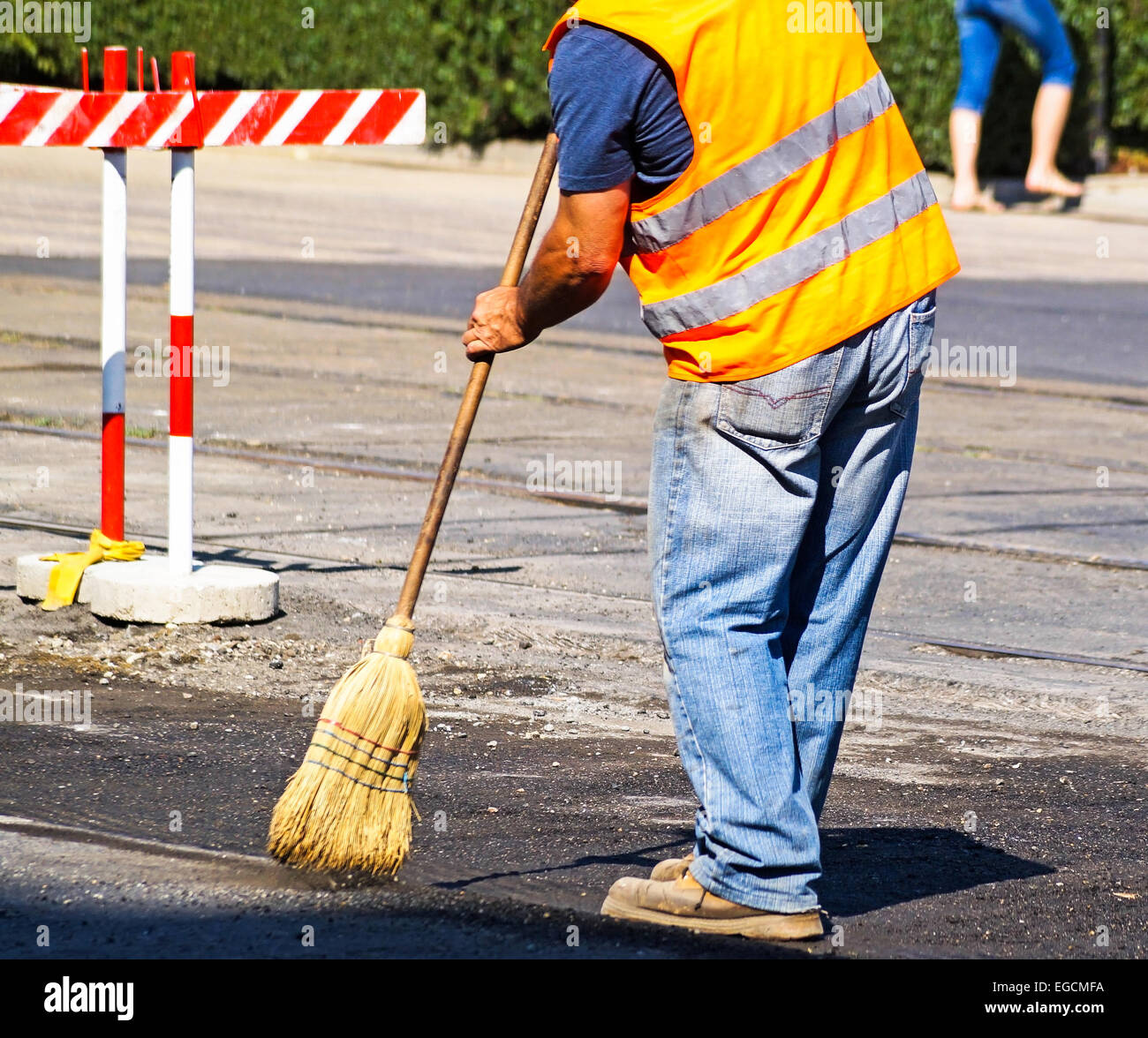 Man working concrete hi-res stock photography and images - Alamy