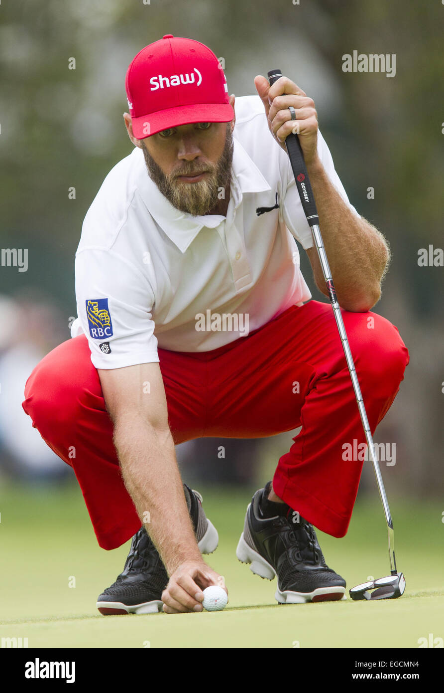 Los Angeles, California, USA. 22nd Feb, 2015. Graham DeLaet of Canada ...