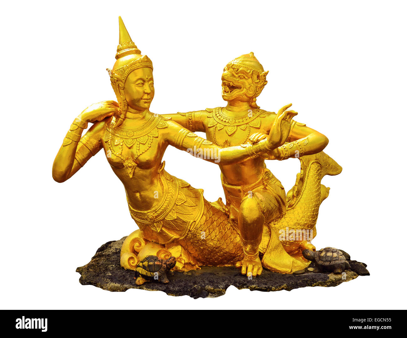 Native Thai style statue Stock Photo - Alamy