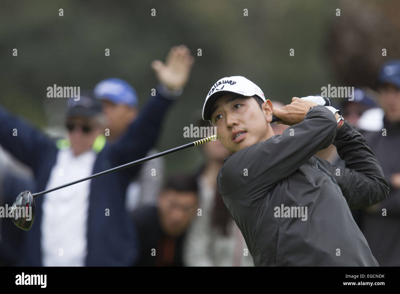 Los Angeles, California, USA. 22nd Feb, 2015. Sang-Moon Bae of South ...