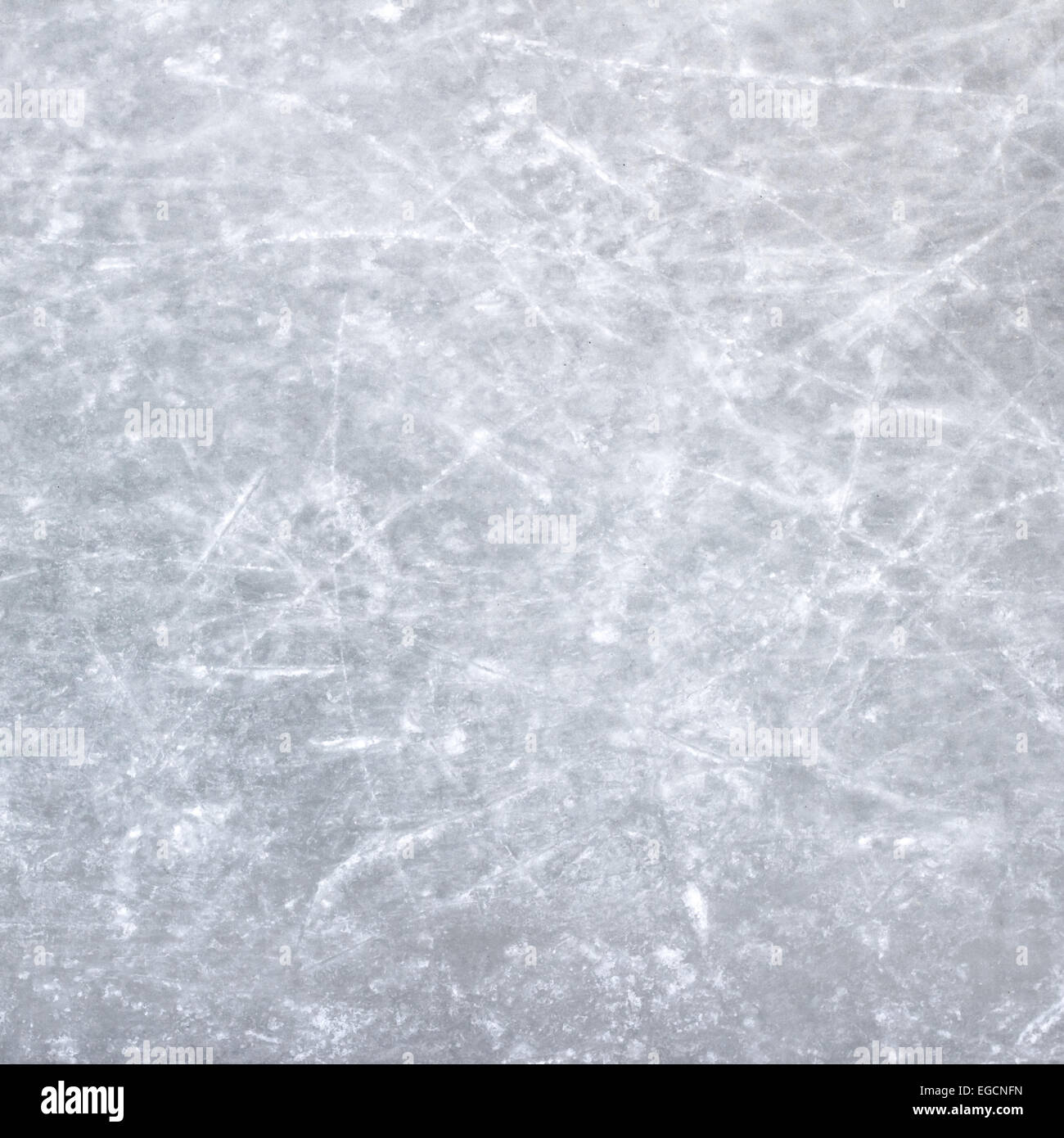 Scratches on a skating rink on ice Stock Photo - Alamy