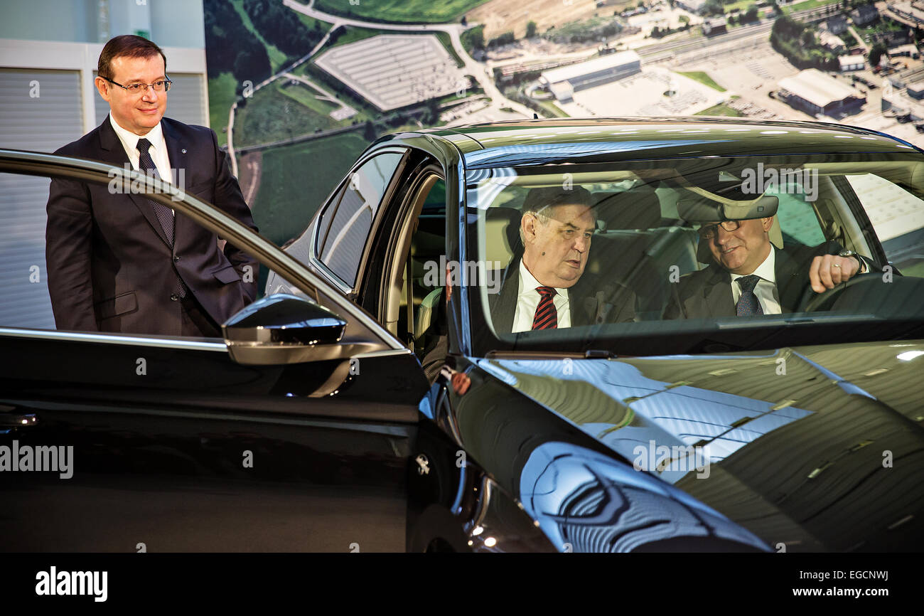 Milos Zeman, Bohdan Wojnar, Lubos Vlcek, Superb, Skoda Auto, Superb ...