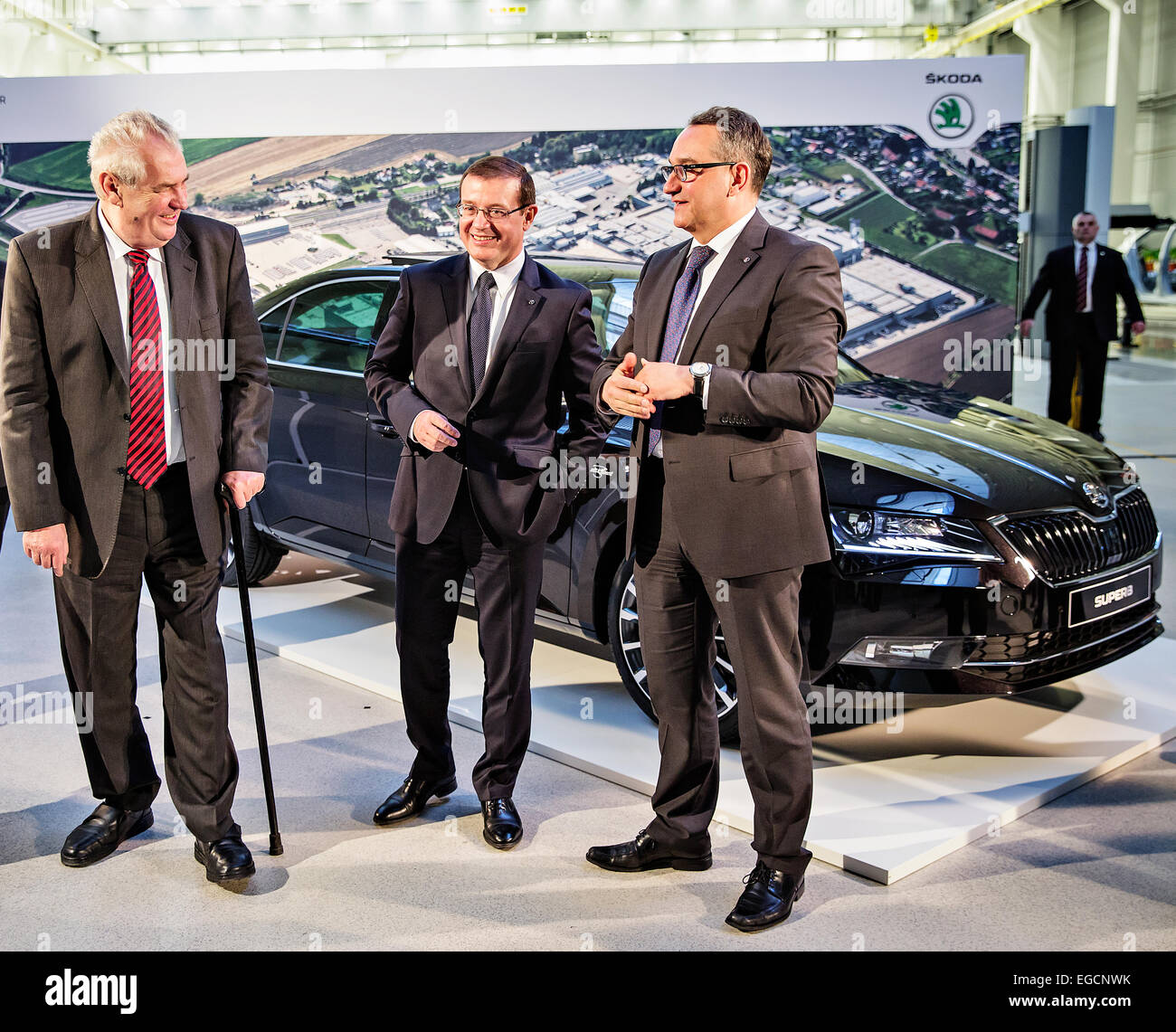 Milos Zeman, Bohdan Wojnar, Lubos Vlcek, Superb, Skoda Auto, third ...