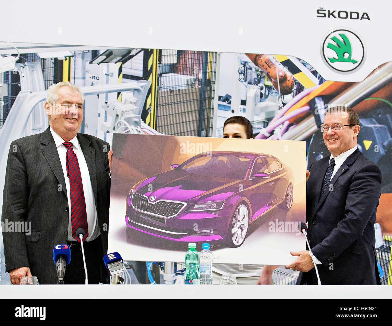 Milos Zeman, Bohdan Wojnar, Superb, Skoda Auto, Superb, third ...
