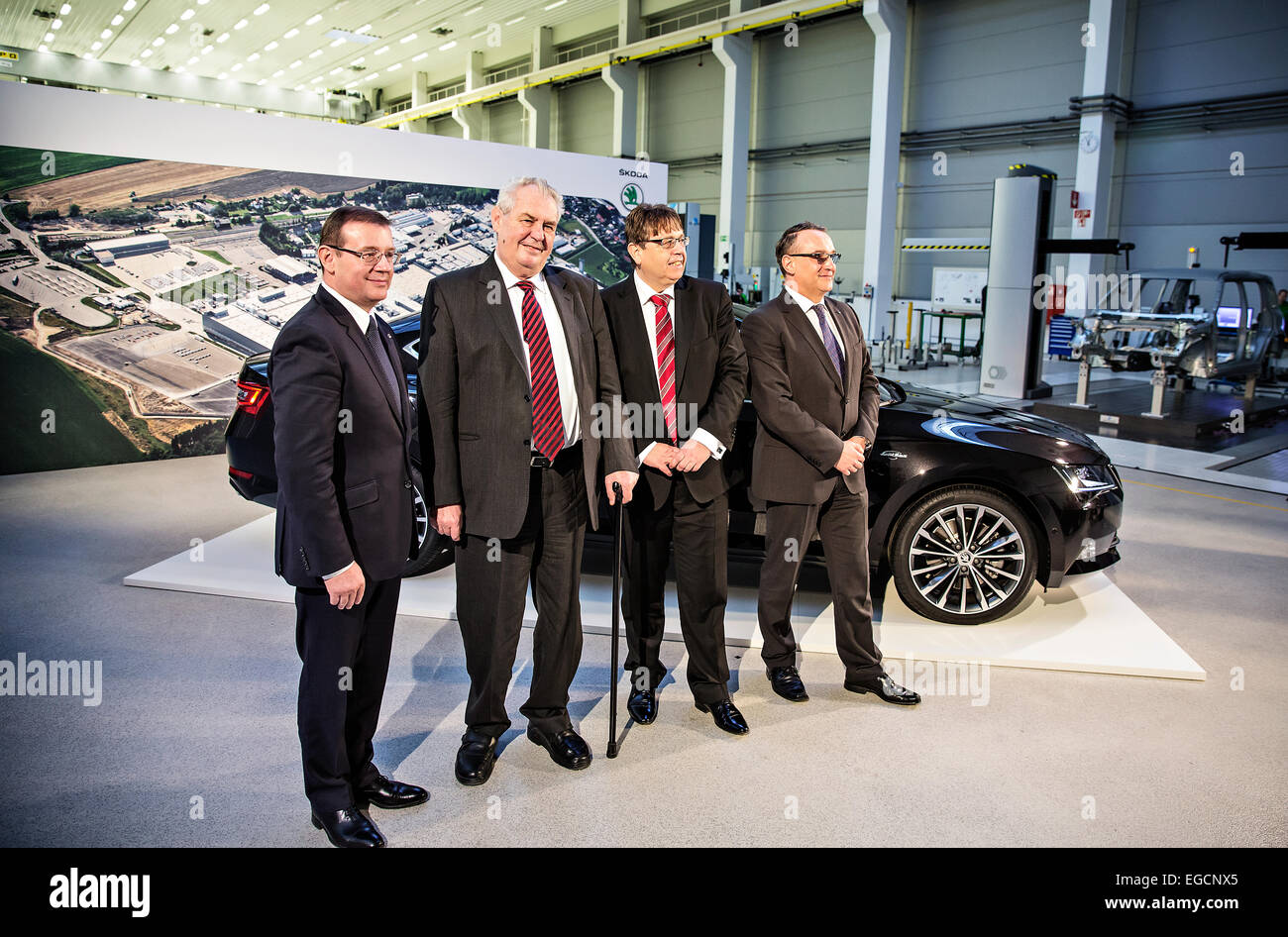 Milos Zeman, Bohdan Wojnar, Lubomir Franc, Lubos Vlcek, Superb, Skoda ...