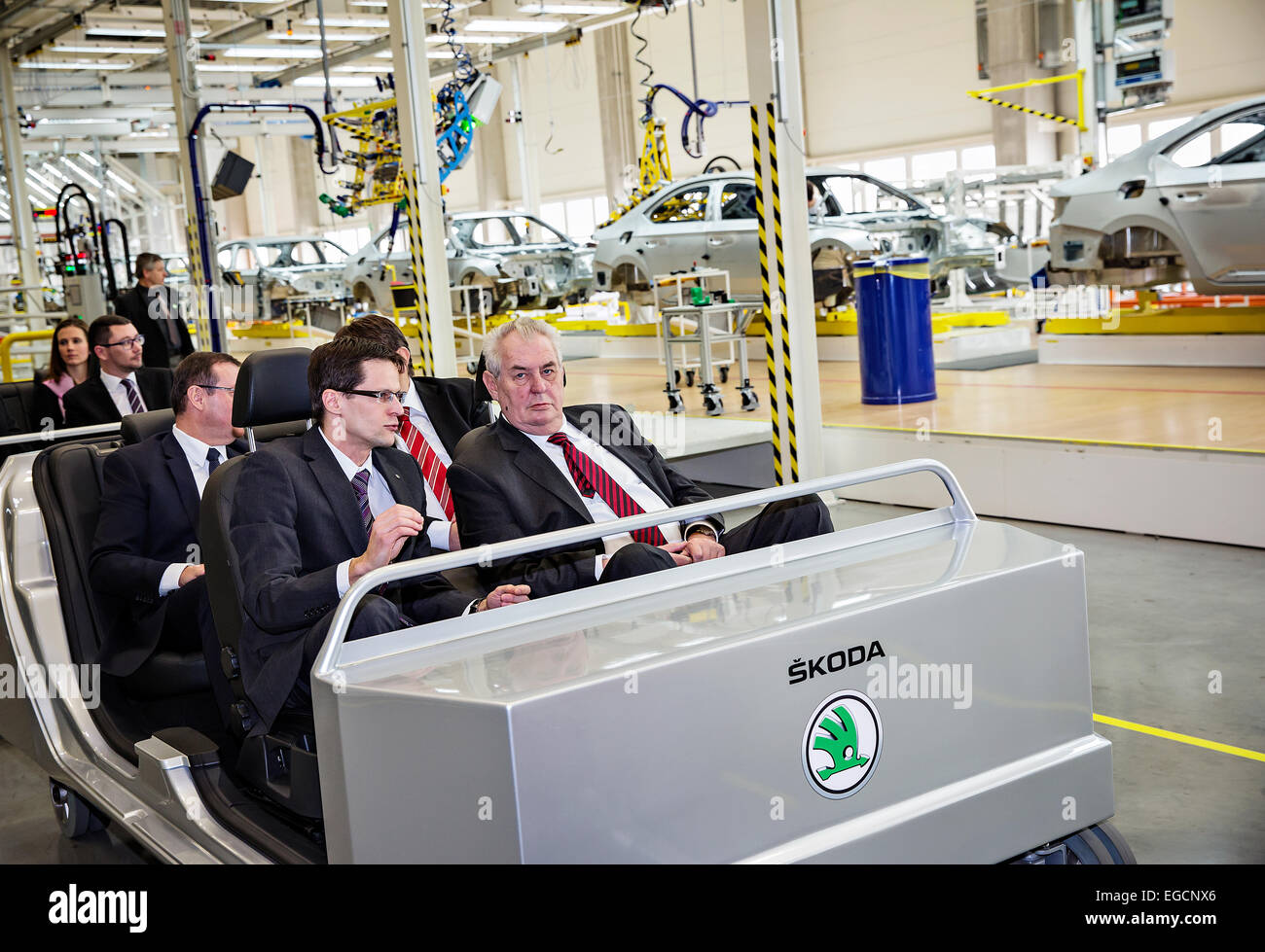 Milos Zeman, Superb, Skoda Auto, third generation Stock Photo - Alamy