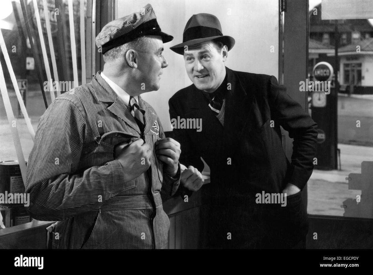 Conversation in office two Black and White Stock Photos & Images - Alamy