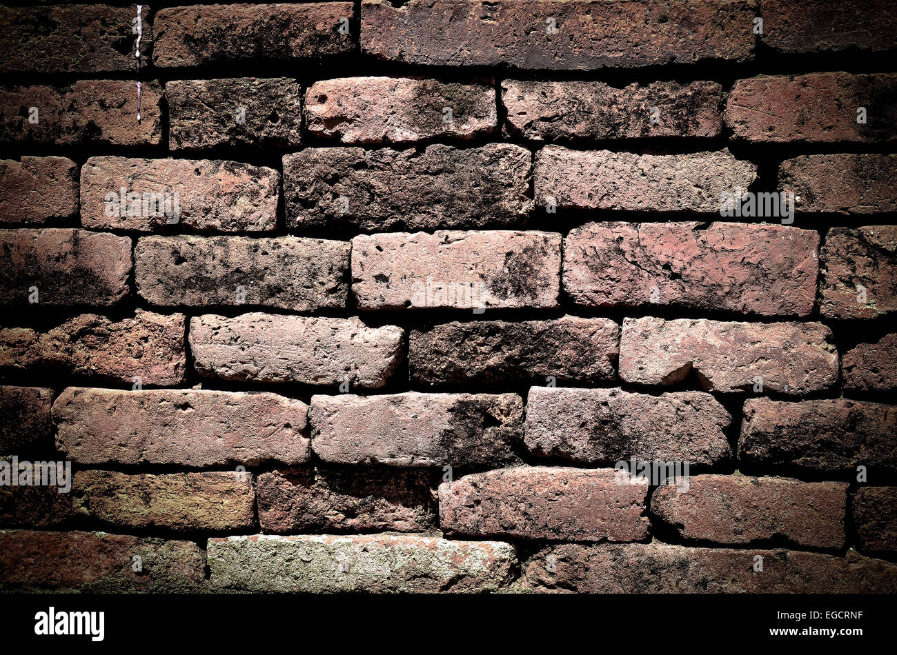 Very old and weathered brick wall background Stock Photo - Alamy