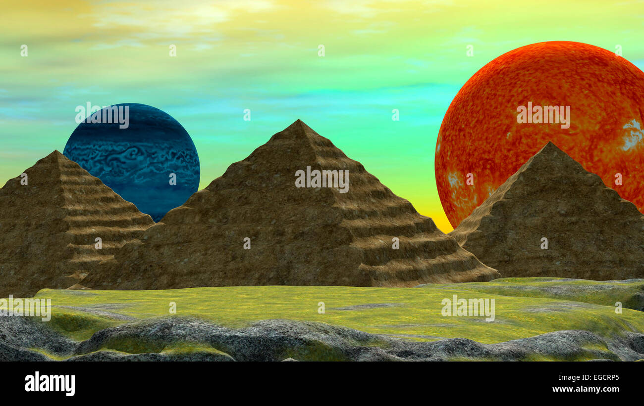 Pyramids On Different Planets