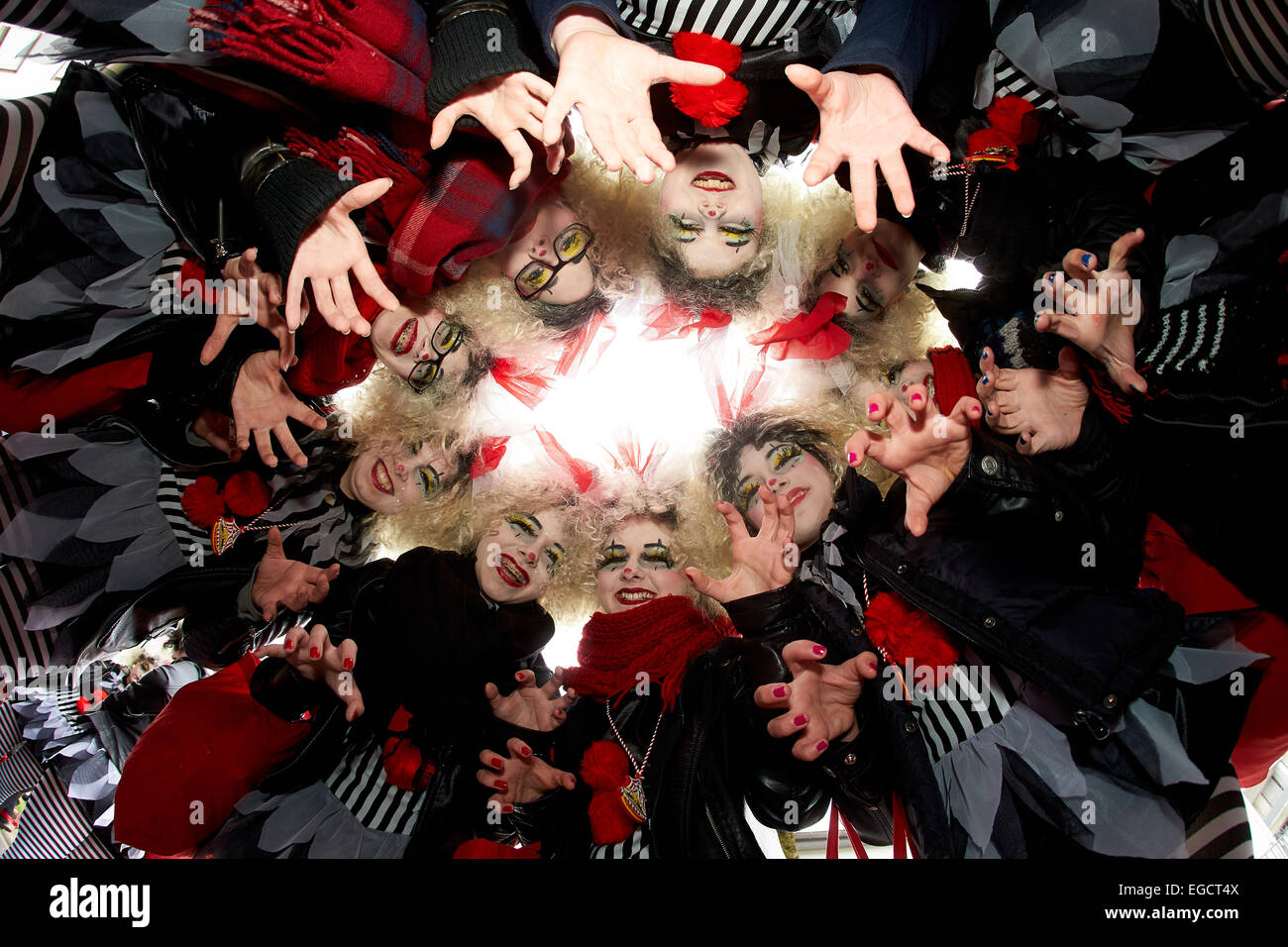 Fat Thursday carnival parade, Mülheim-Kärlich, Rhineland-Palatinate ...