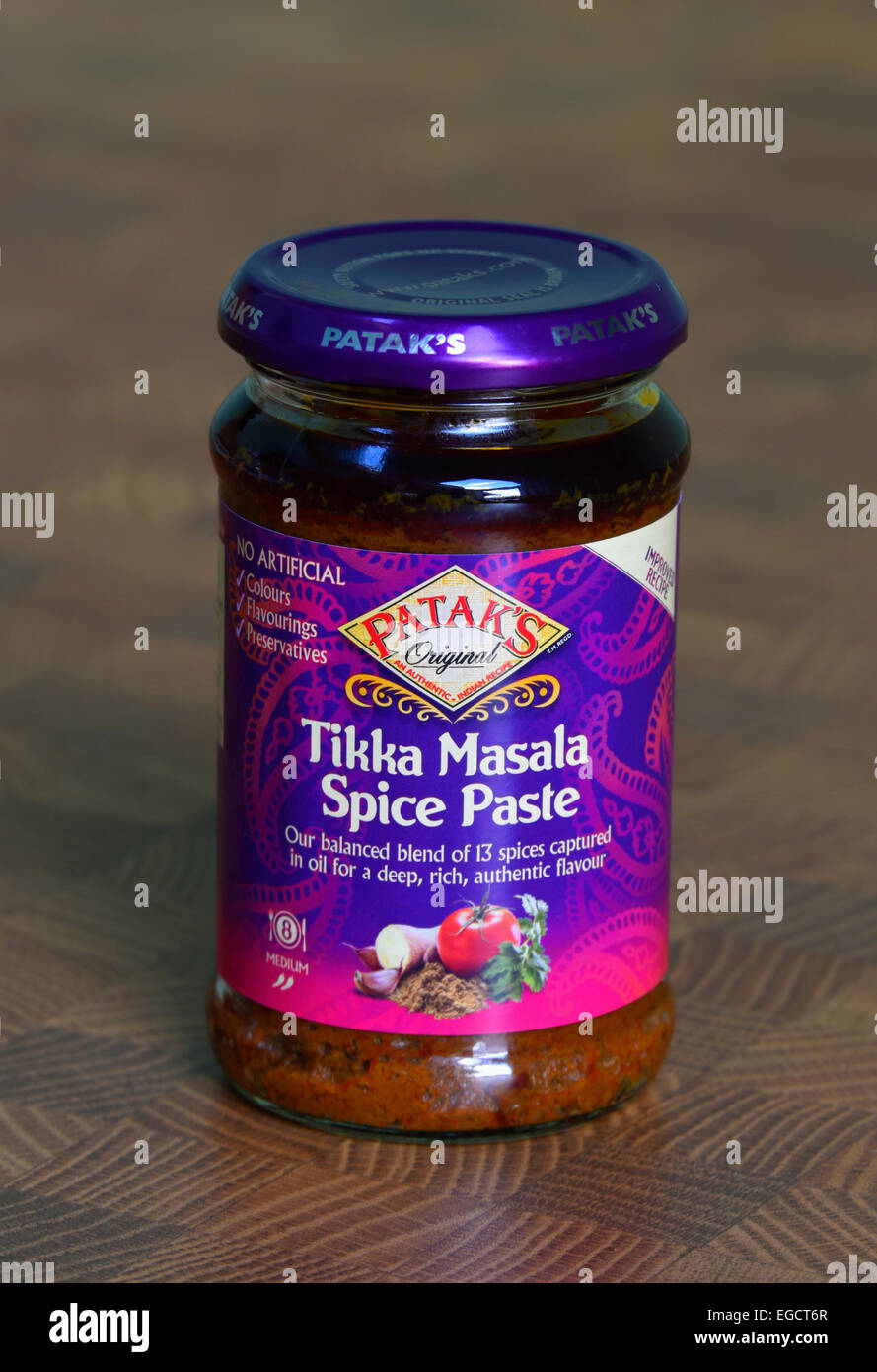 Patak's Original Tikka Masala Spice Paste jar Stock Photo - Alamy