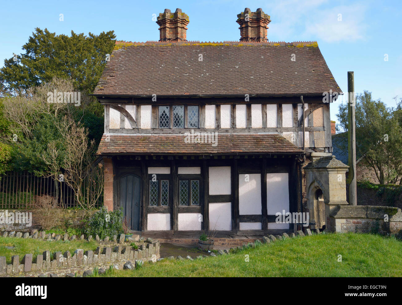 Church Cottage, in the grounds of St George Priory Church, Dunster ...
