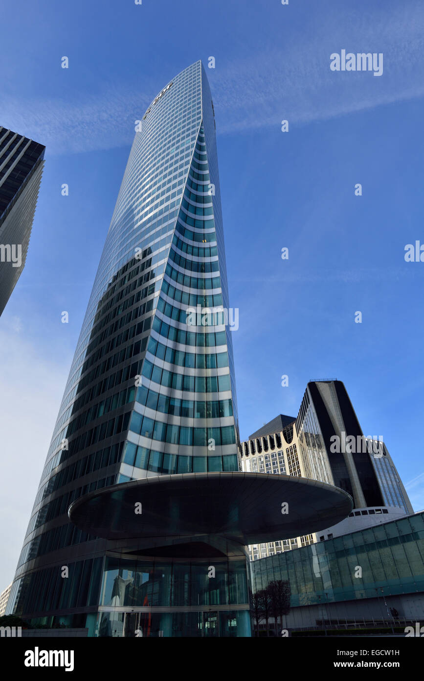 EDF Tower, La Defense, Hauts-de-Seine, Puteaux, Paris, France Stock ...